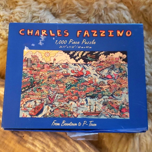 fazzino | Games | Charles Fazzino Puzzle Vintage Rare From Beantown To ...